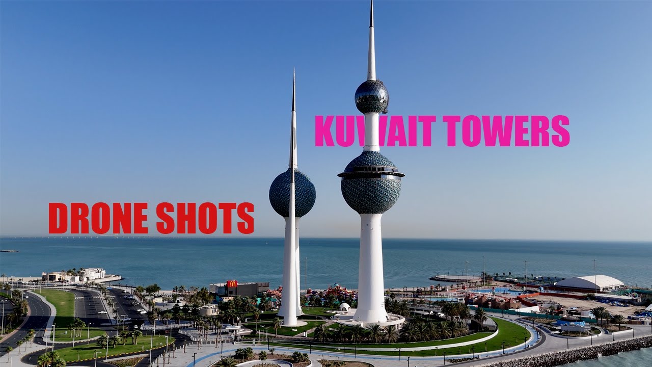 KUWAIT TOWERS | DRONE SHOTS | DJI Mini 4 PRO - YouTube