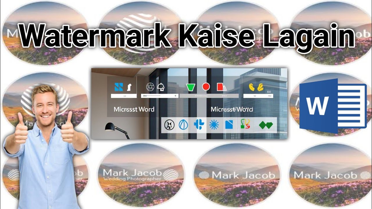 How To Add Watermark Ms Word || Symbols Word - YouTube