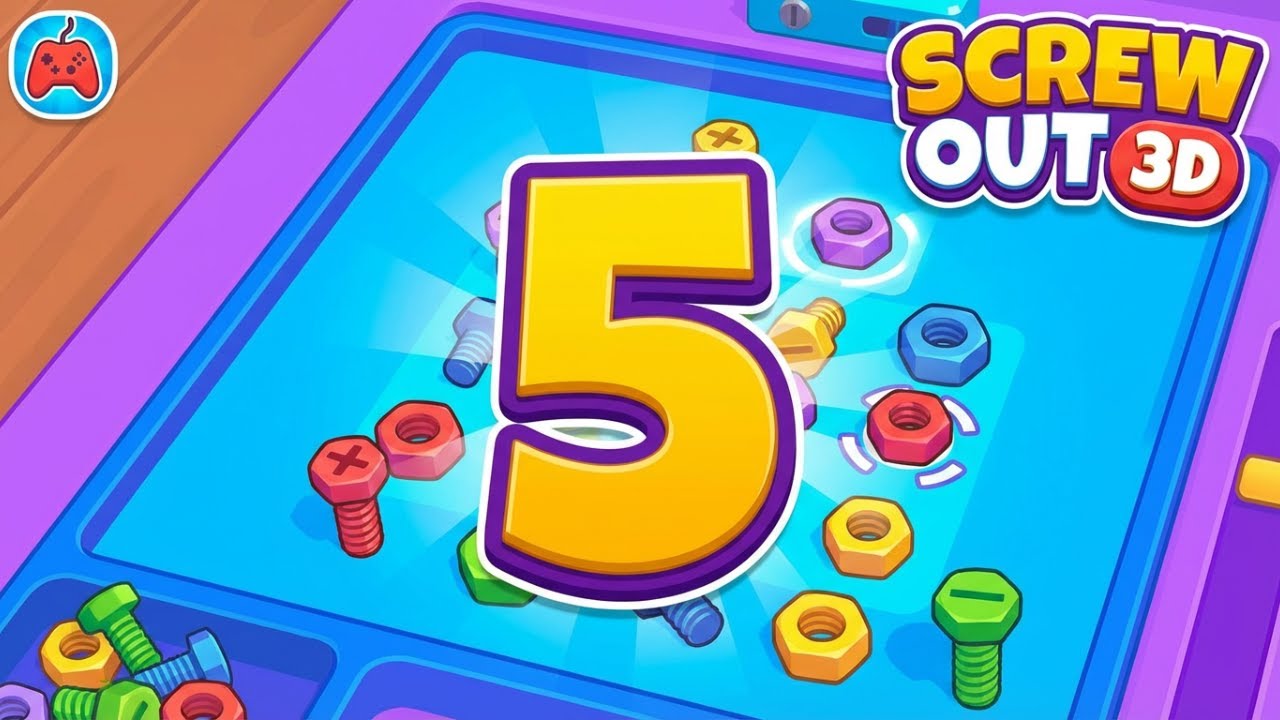 Screw Out 3D: Nut Sort Jam - Part 5 - Can I Solve This? - YouTube