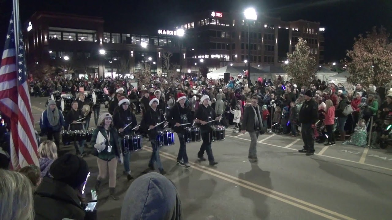 Springboro High School: Drumline at Austin Landing Parade 2019-11-16 ...