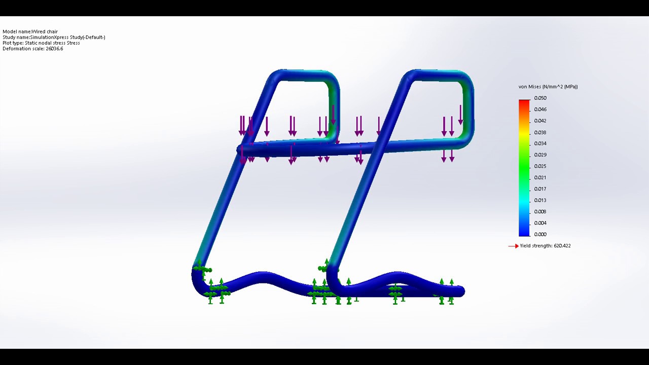 Cantilever Chair -FEA - YouTube