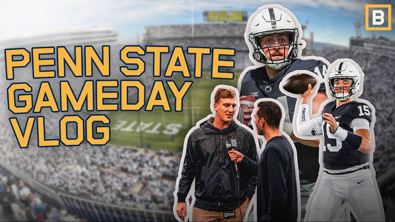 INSIDE A PENN STATE FOOTBALL GAME - YouTube