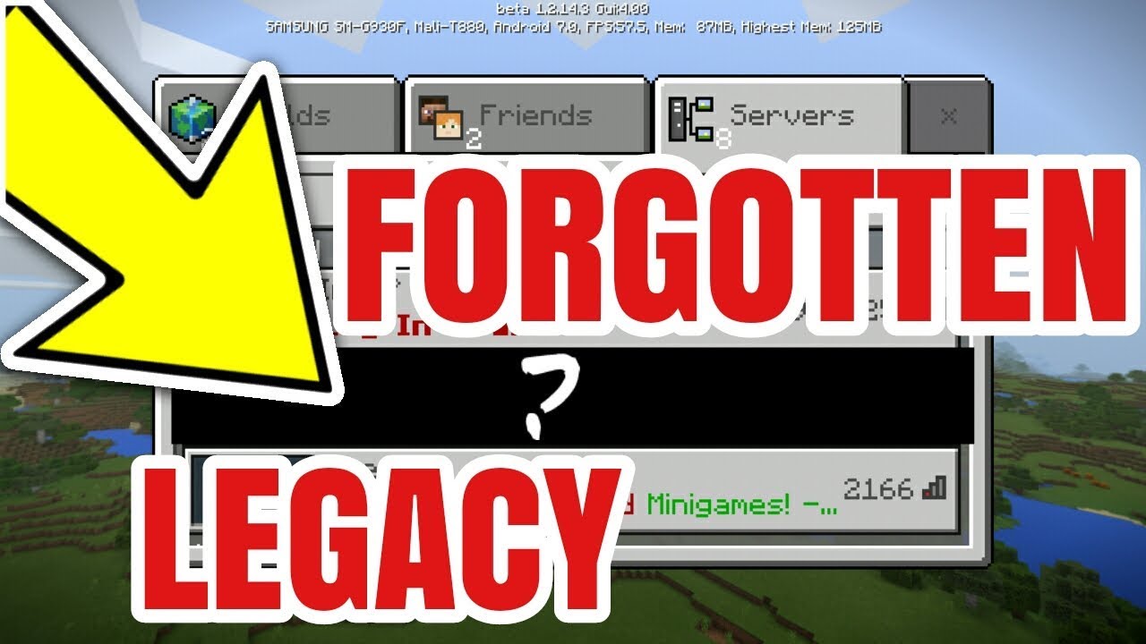 THE FORGOTTEN LEGACY OF MINECRAFT!? - YouTube