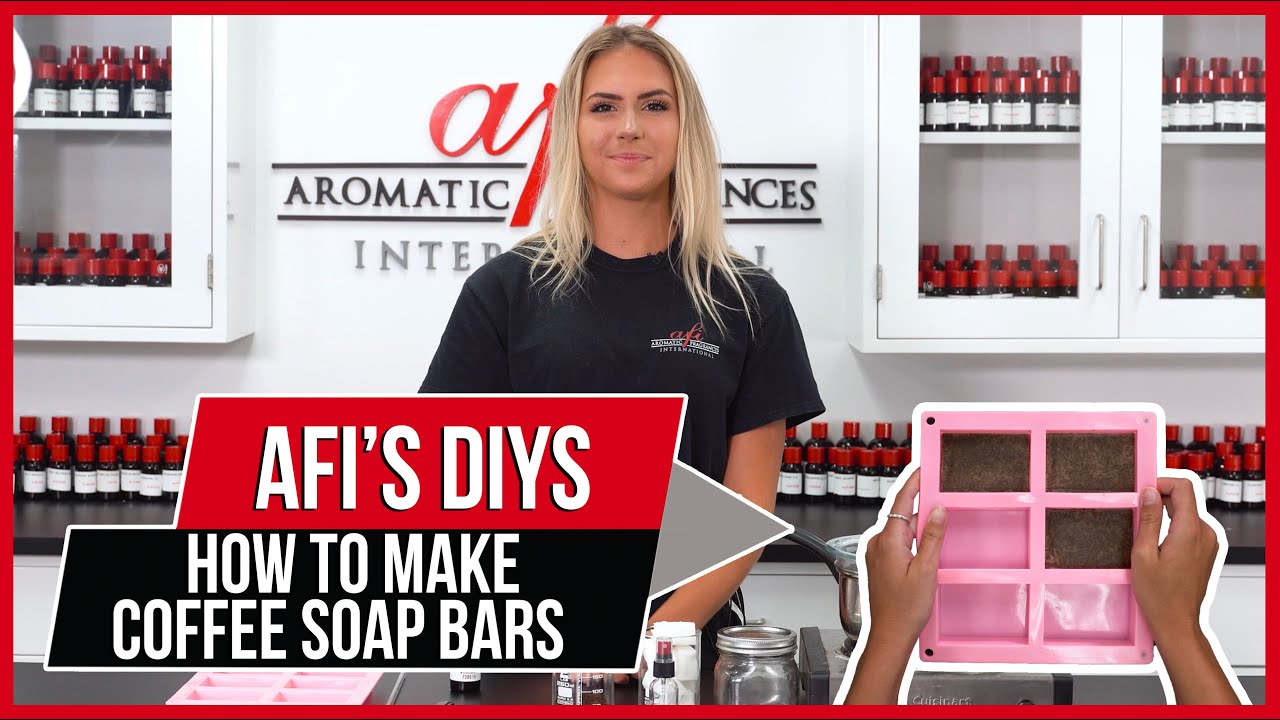 How To Make Coffee Soap Bars Afis Diys Youtube