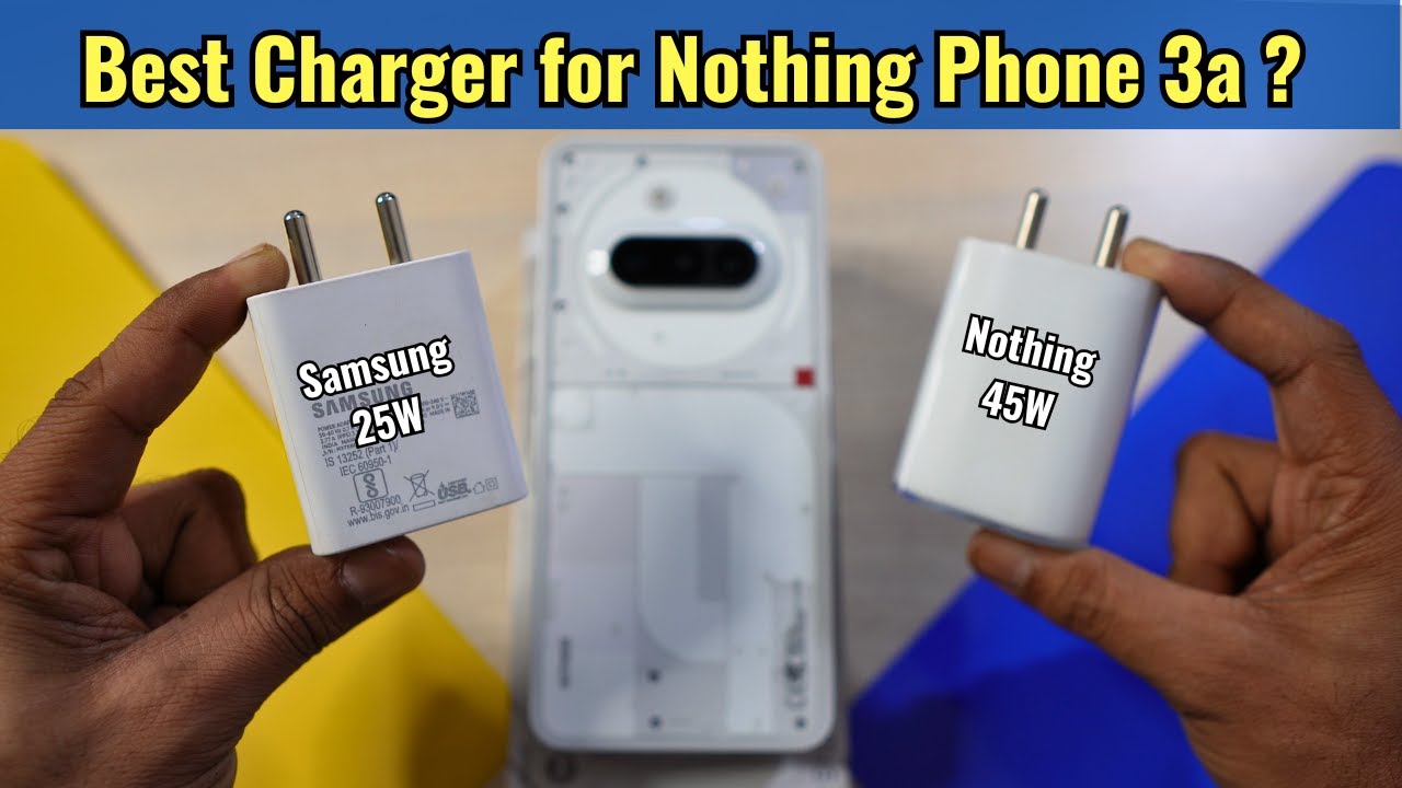 Nothing Phone 3a Charging Test with Samsung 25W Charger - Best Charger ...