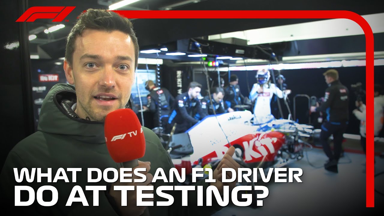 What Does An F1 Driver Do At Testing - YouTube