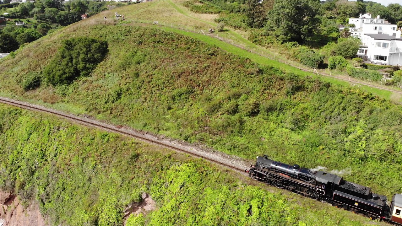DJI drone video of train - YouTube