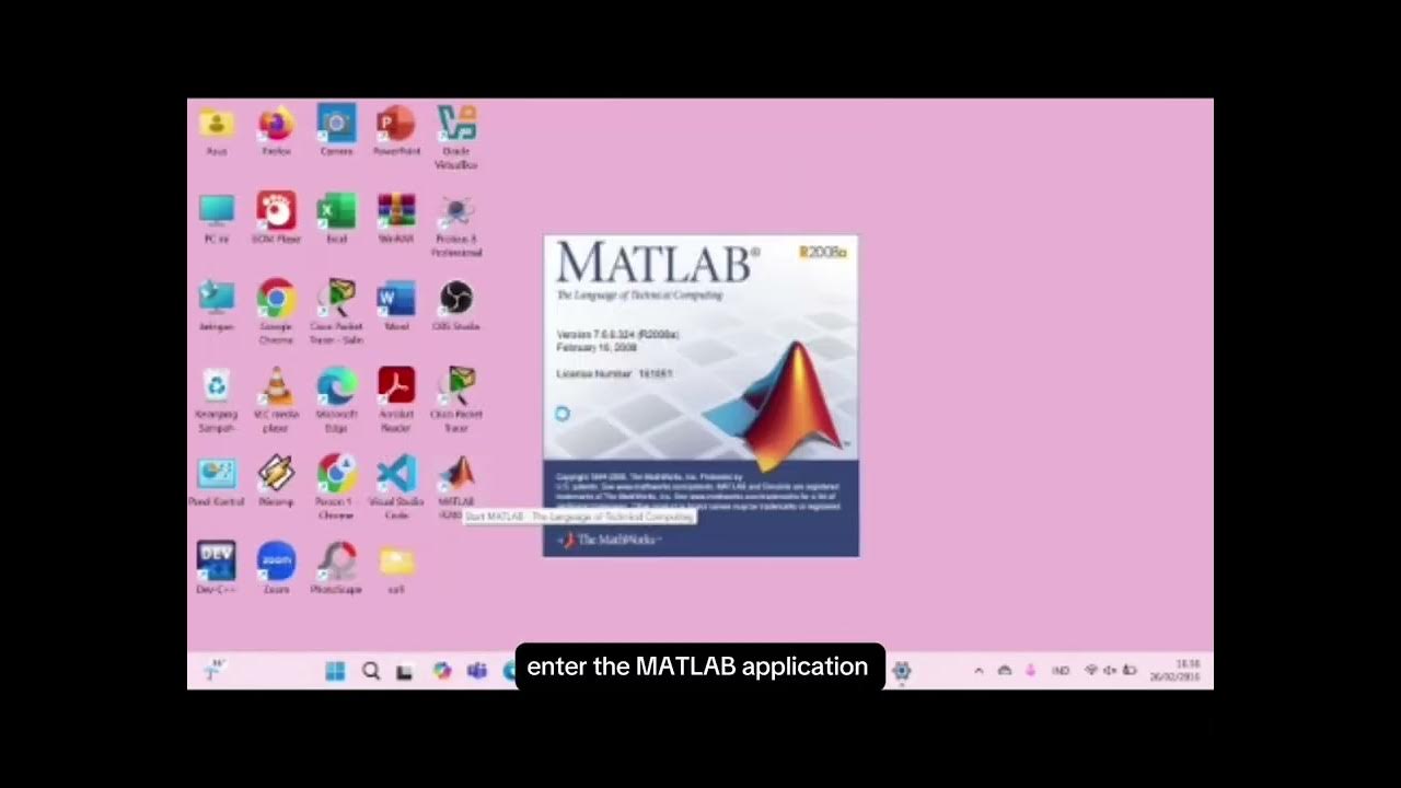 tutorial on how to use the MATLAB application - YouTube