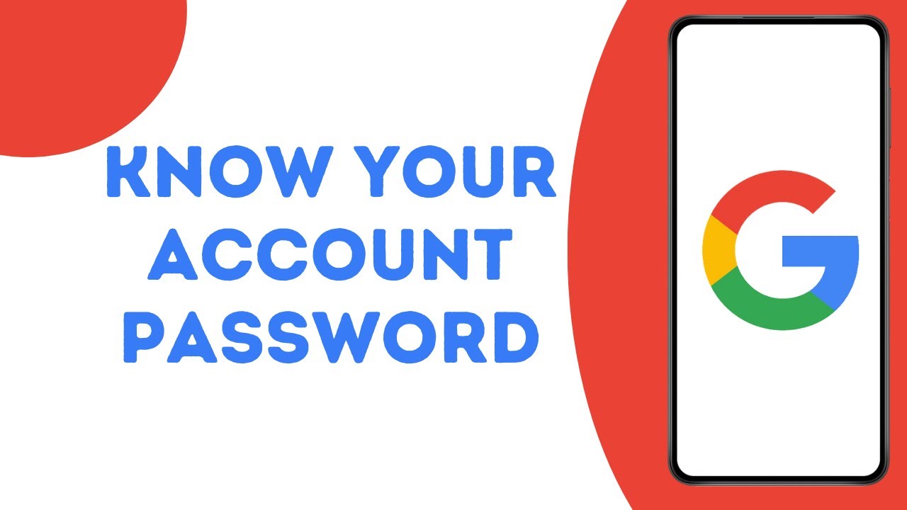 How to know your gmail account password if you forgot ? - YouTube