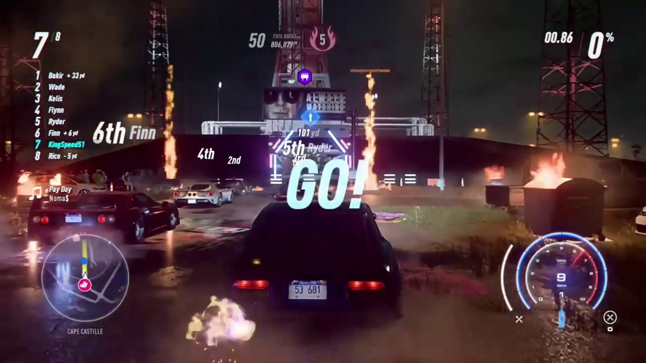 NFS Heat Night 2-5 Race Events - YouTube