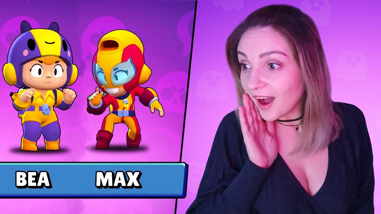 BEA AND MAX NEW BRAWLERS GAMEPLAY UPDATE - Brawl Stars - YouTube