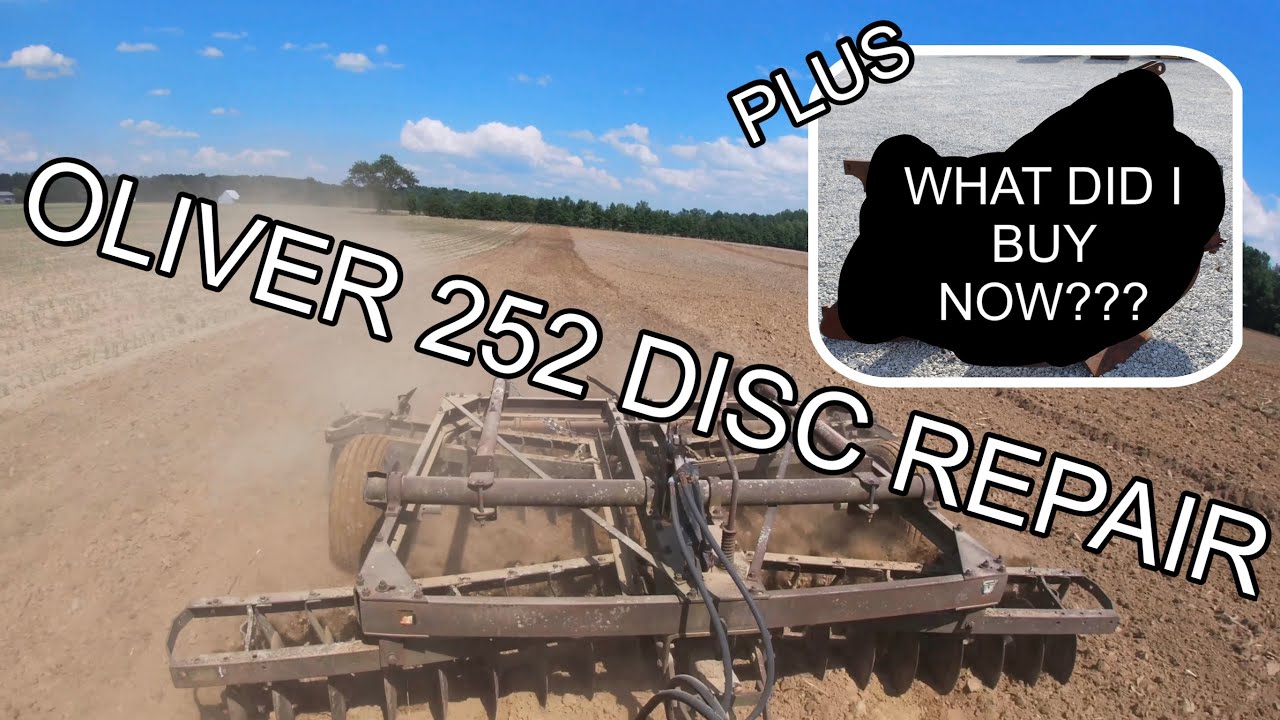 252 Oliver Disc Repair AND Another new Toy. - YouTube