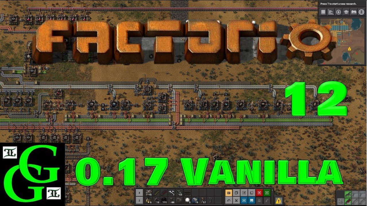 Factorio - 0.17 Vanilla - Mini Mall - Part 12 - YouTube