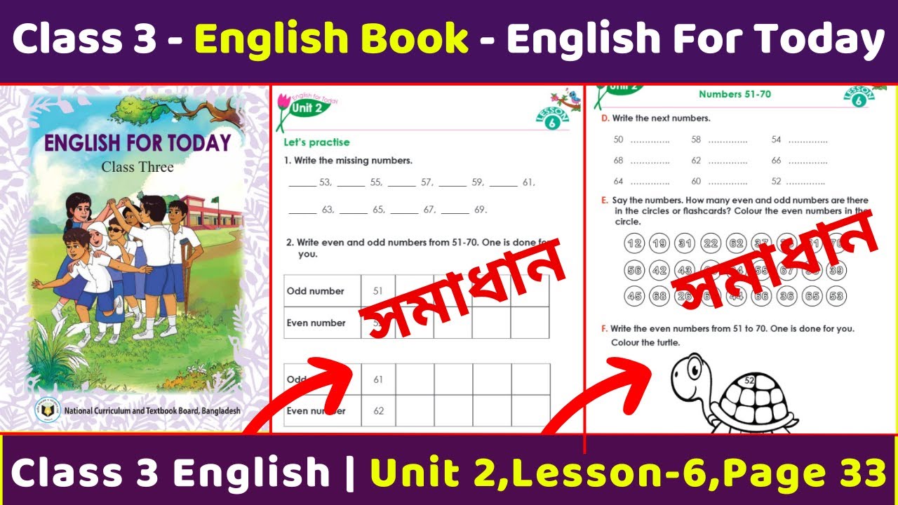 Class 3 English | Unit 2,Lesson-6,Page 33 |তৃতীয় শ্রেণীর ইংরেজি - ২০২৫ ...