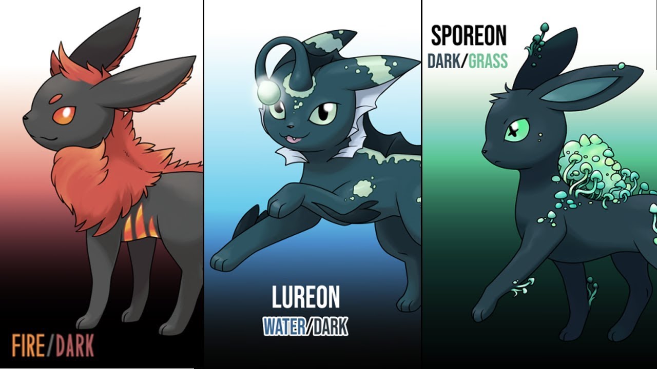 Dual Type Eeveelutions (Pokémon) - YouTube