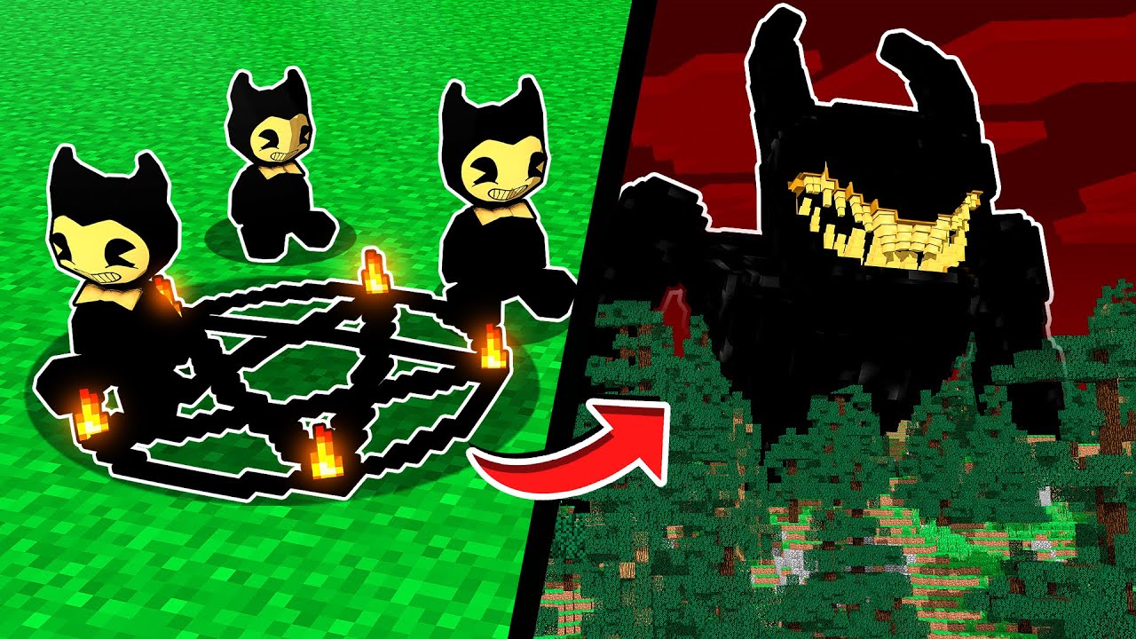 COMO INVOCAR O BEAST BENDY NO MINECRAFT - YouTube