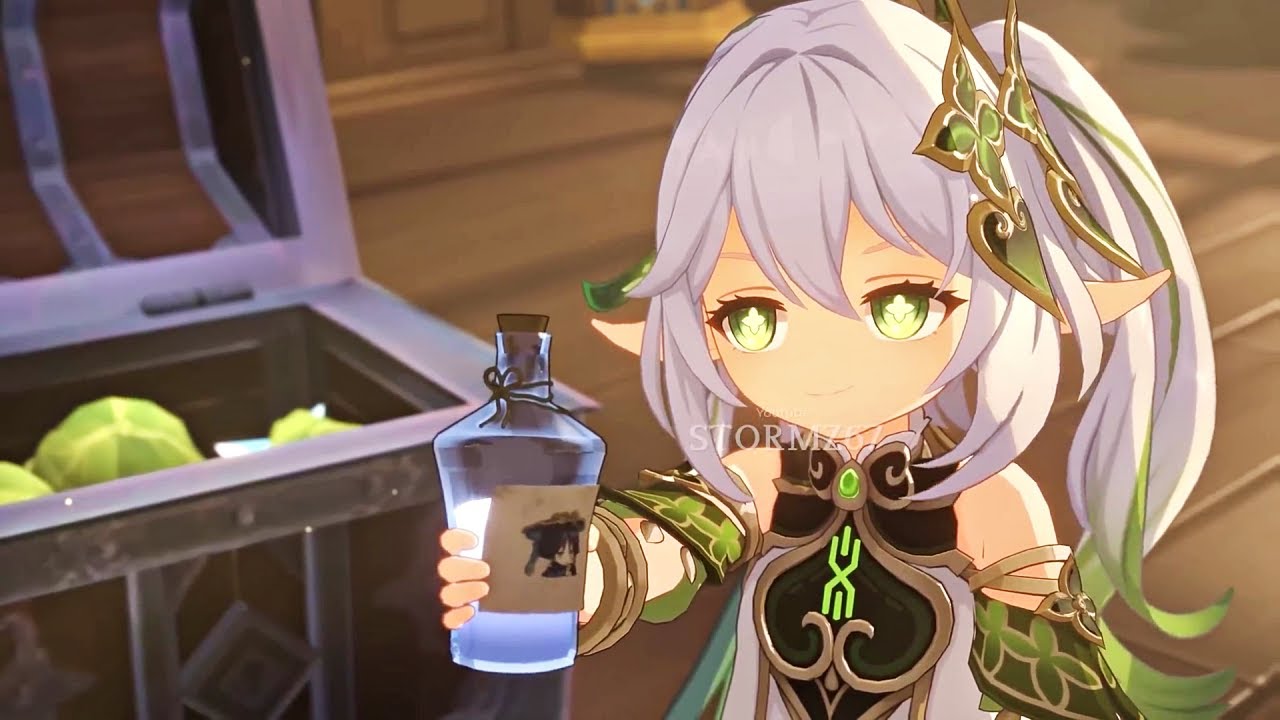 Nahida y su regalo para Aether - Genshin Impact | Fandub Latino - YouTube