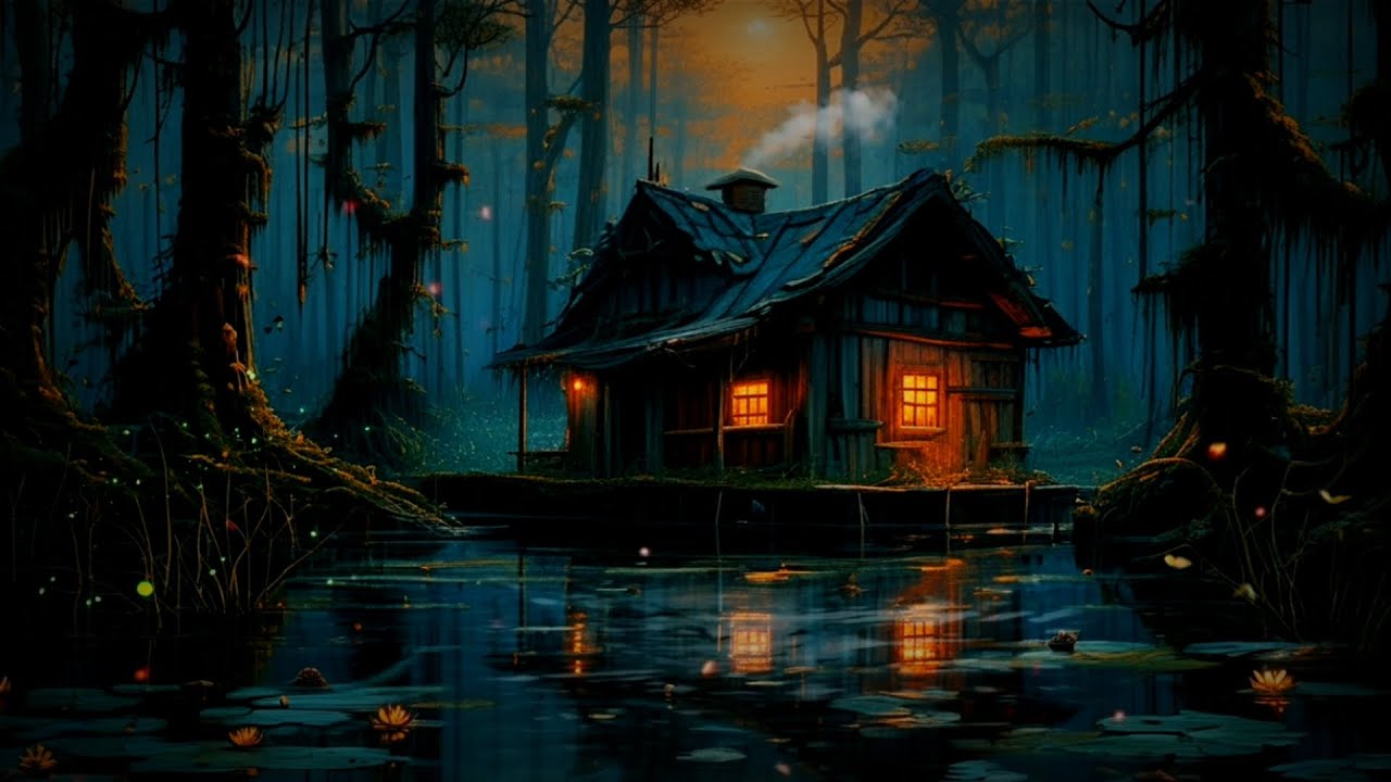 Relaxing Sleep Music and Night Nature Sounds: Midnight Crickets and ...