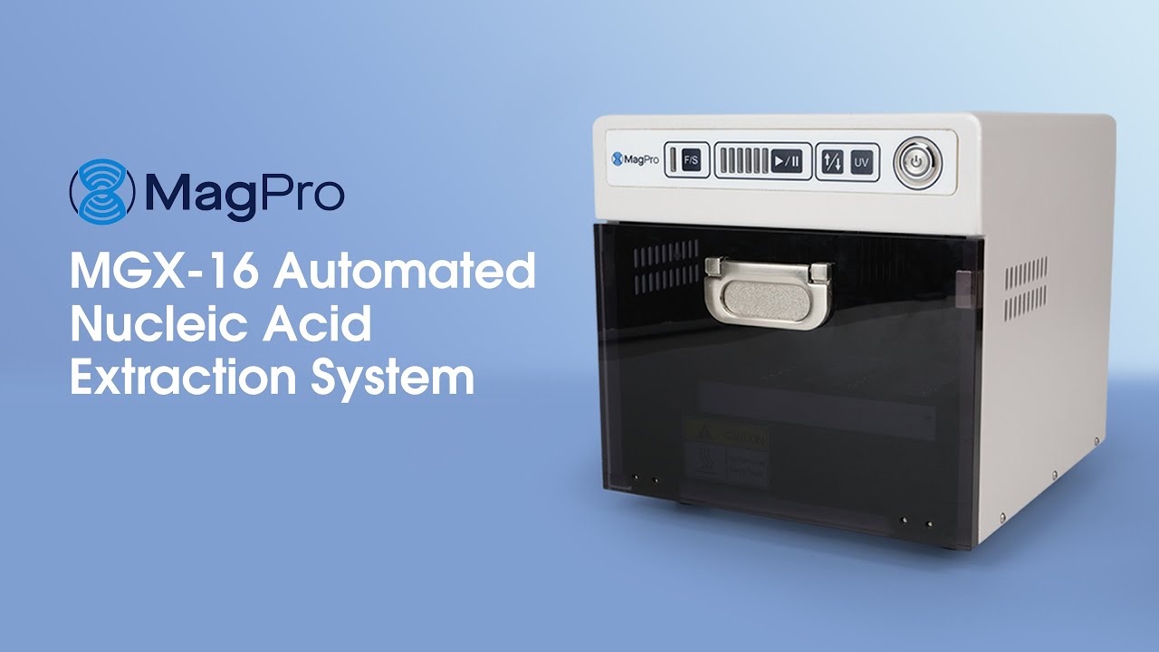 MagPro MGX-16 Automated Nucleic Acid Extraction System - YouTube