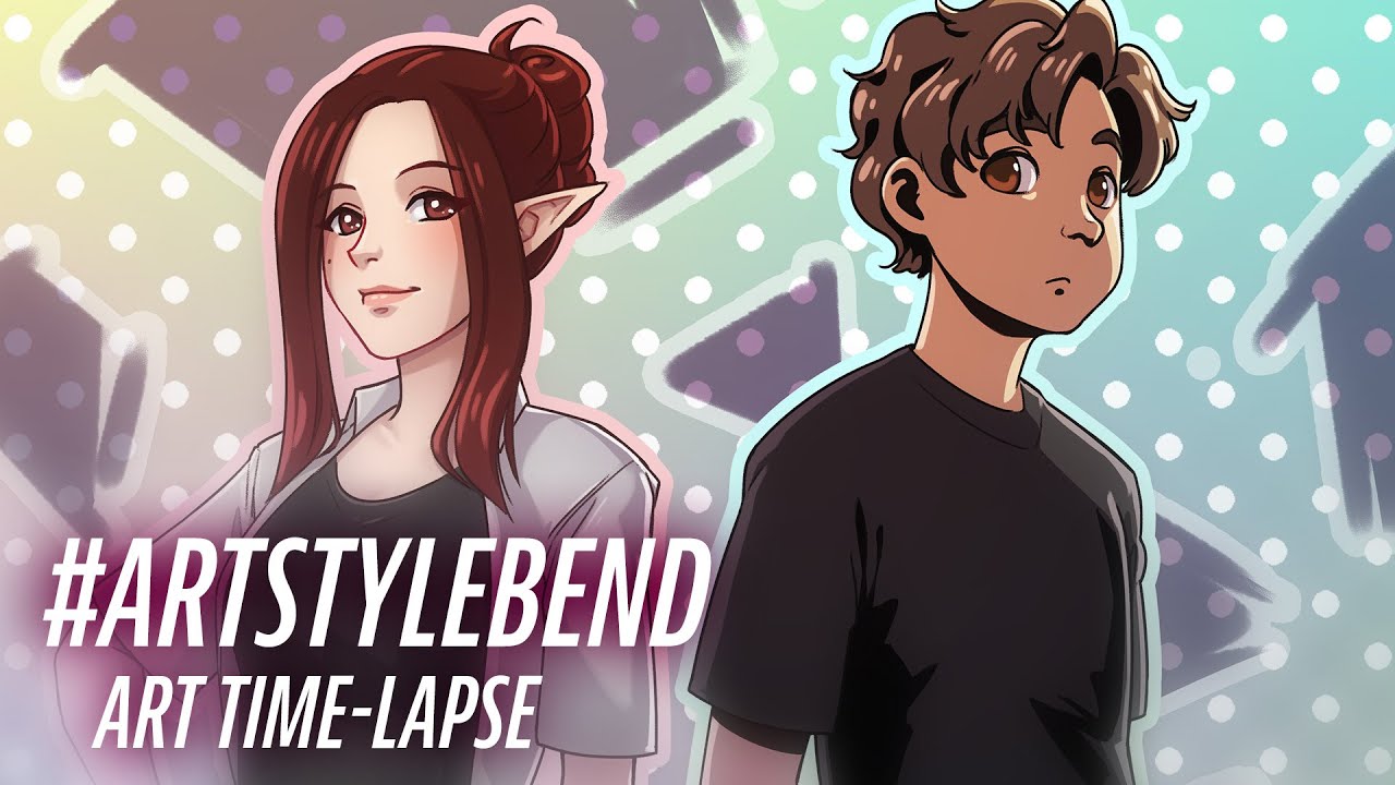 Nancy Draws #ArtStyleBend Challenge - YouTube