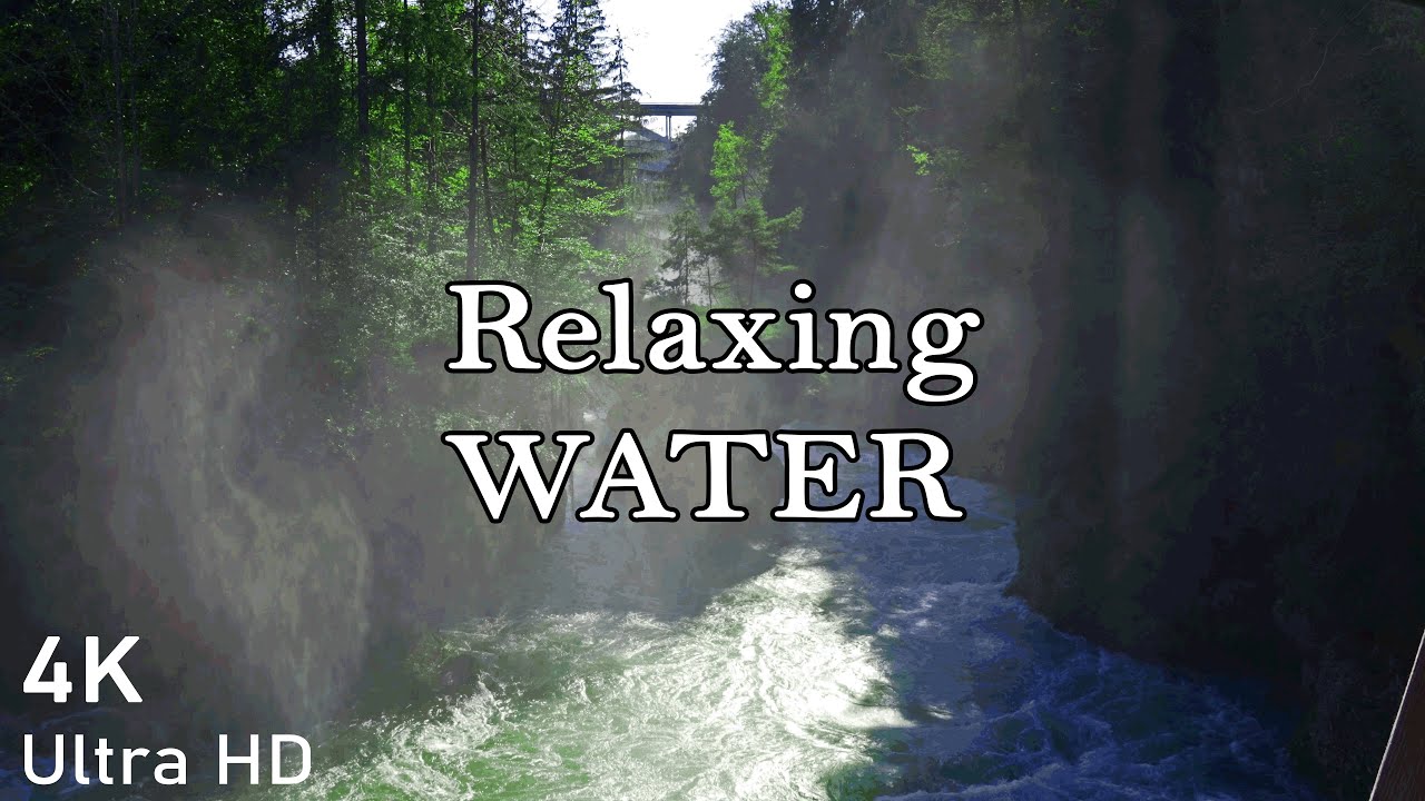 Nature Relaxation Film 4K - Peaceful Water Flow - Nature 4k Video ...