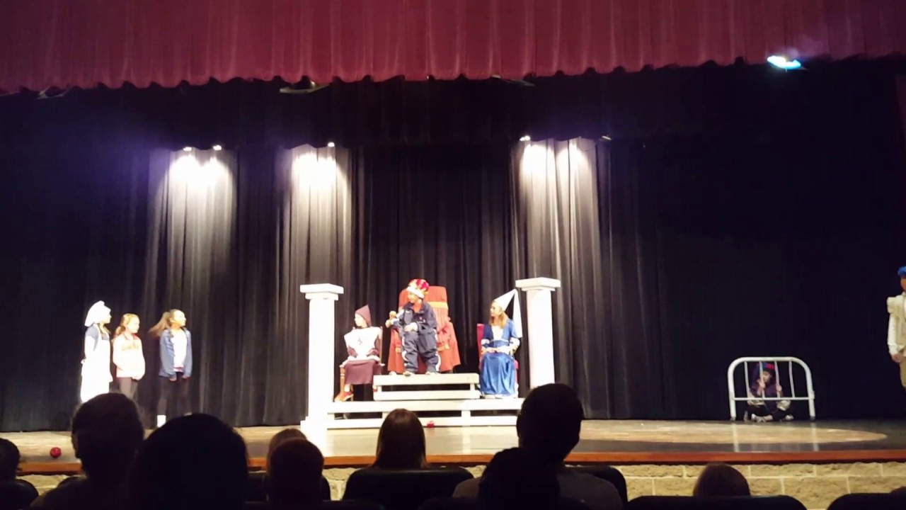 Connor 6th grade theater skit "Junk Food King part 2" 05162017 - YouTube