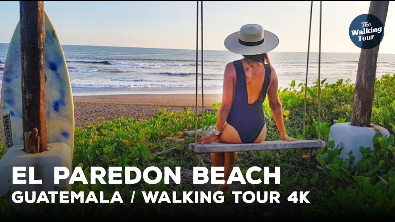 Walking Tour 4K | El Paredon Beach, Escuintla - Guatemala | The most ...