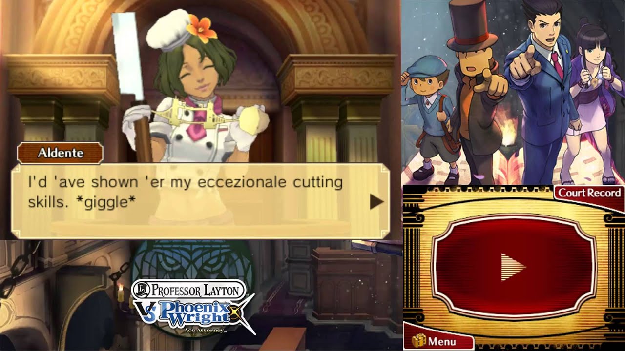 Crystal Dreams' Gaming Stream: Professor Layton vs Phoenix Wright Part ...