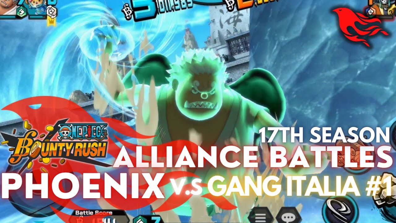 Phoenix🔥 v. Gang Italia #1 | AVA 17th Season | One Piece Bounty Rush ...