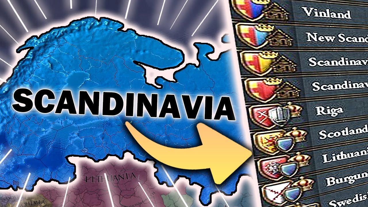 Forming the GLOBAL Scandinavian Empire in EU4 - YouTube