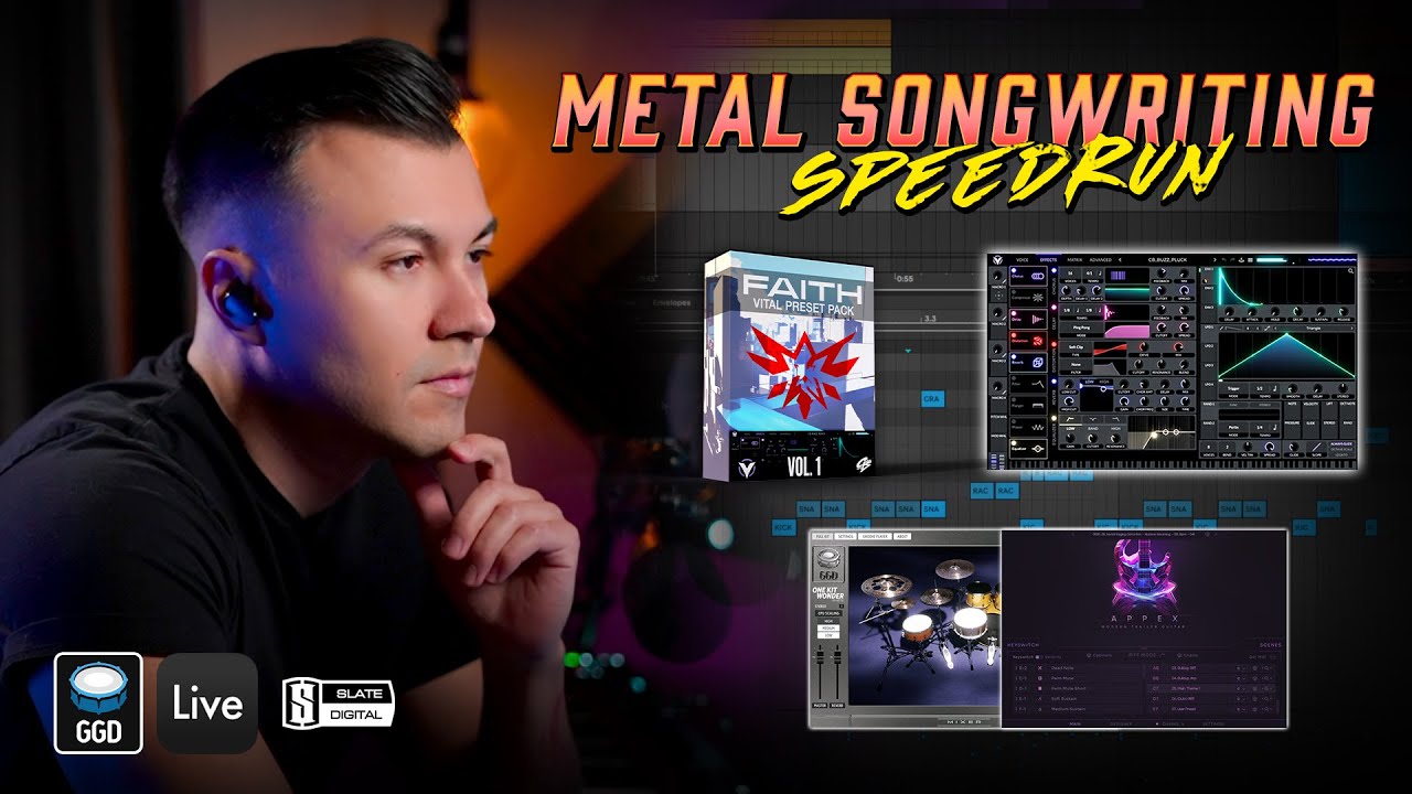 Metal songwriting, with synth layers. #songwriting #djent - YouTube