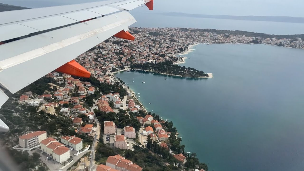 Aerial view | Landing At Split Airport | Croatia 🇭🇷 - YouTube