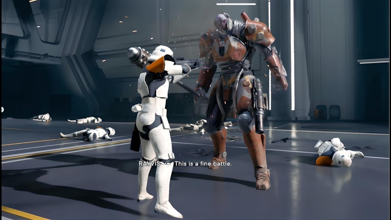 Stormtrooper Commander VS All Bedlam Raiders - STAR WARS JEDI SURVIVOR ...