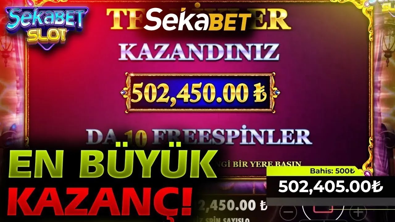 ŞİMDİ SEKABET İLE KAZANMA SIRASI SENDE ! #slotizle #sekabet - YouTube