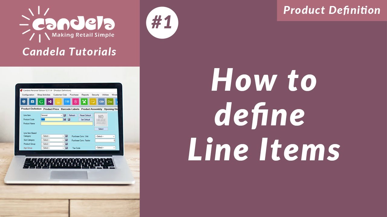 Retail Software: How to Define Line Items - YouTube