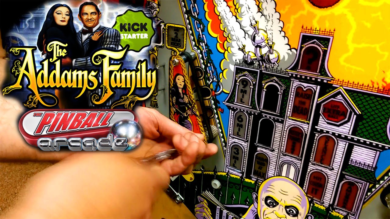 The Addams Family - Making Of Pinball Arcade Video-Game - YouTube