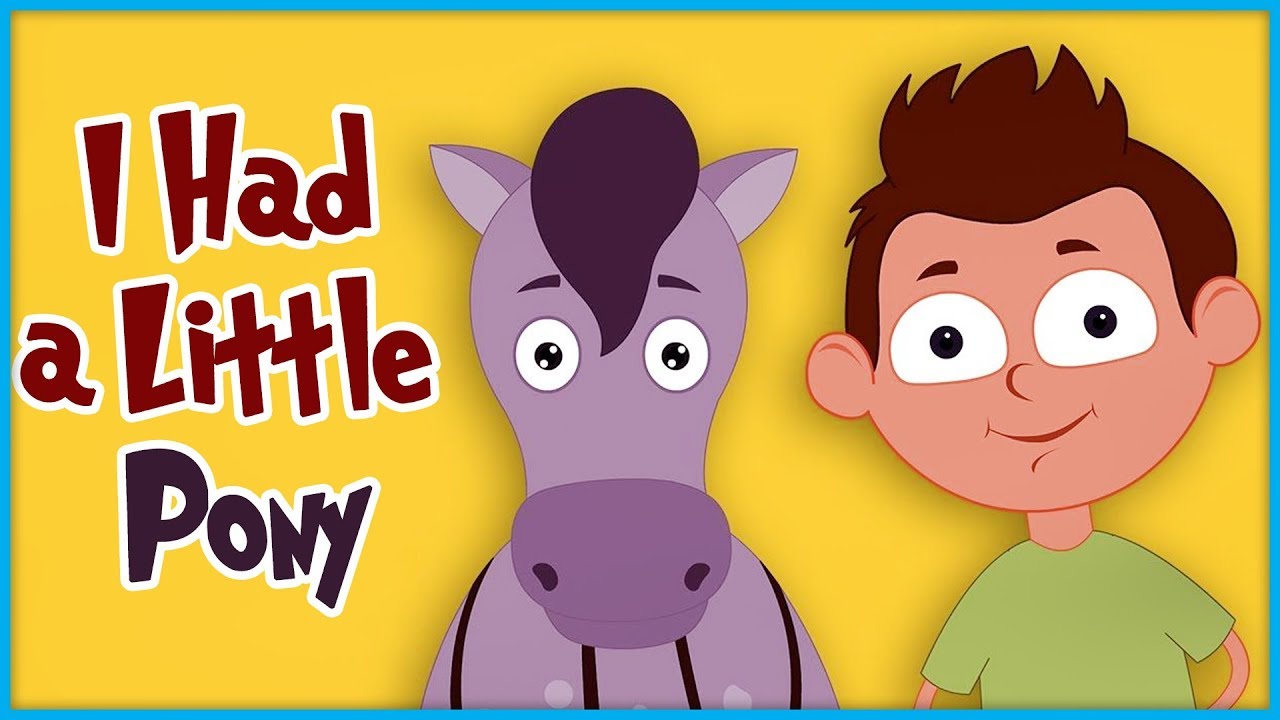 I Had A Little Pony Rhyme | Nursery Rhyme & Songs For Kids in English ...