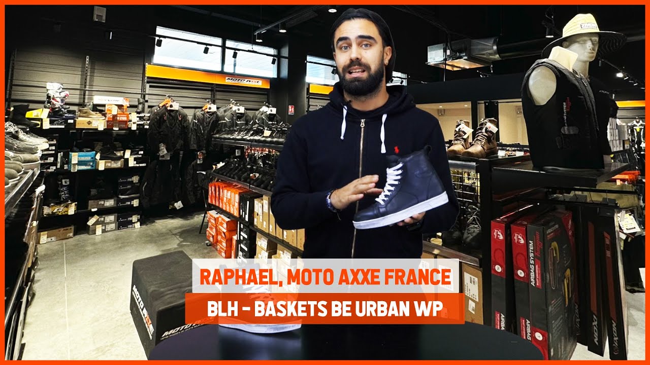 Test des Baskets BLH BE URBAN WP par Raphaël chez Moto Axxe France ...