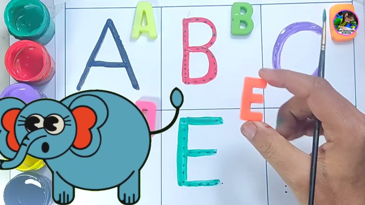 Engaging ABCD Alphabets and Numbers Counting 123 | Activities with Fun ...