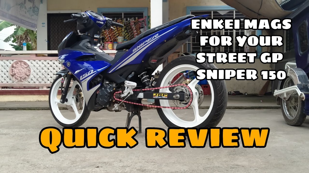ENKEI MAGS 3 SPOKE FOR SNIPER 150/155 REVIEW & IMPRESSION - YouTube
