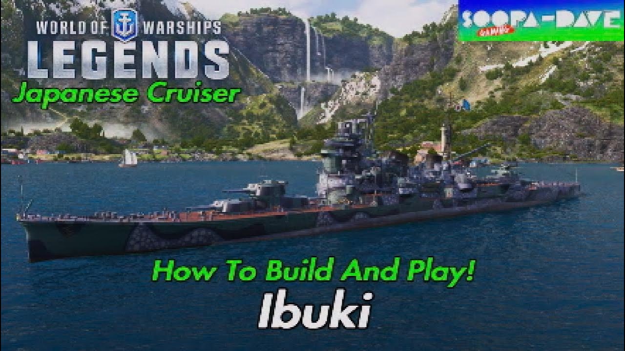 Ibuki Japanese Tech Tree Cruiser World Of Warships Legends Guide - YouTube
