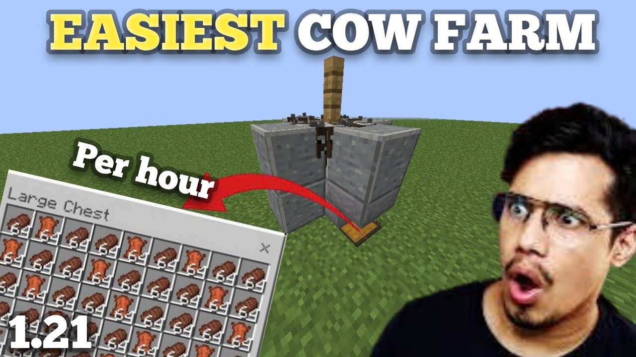 "How to Create a Cow Farm: Minecraft Edition (1.21 Update) - YouTube