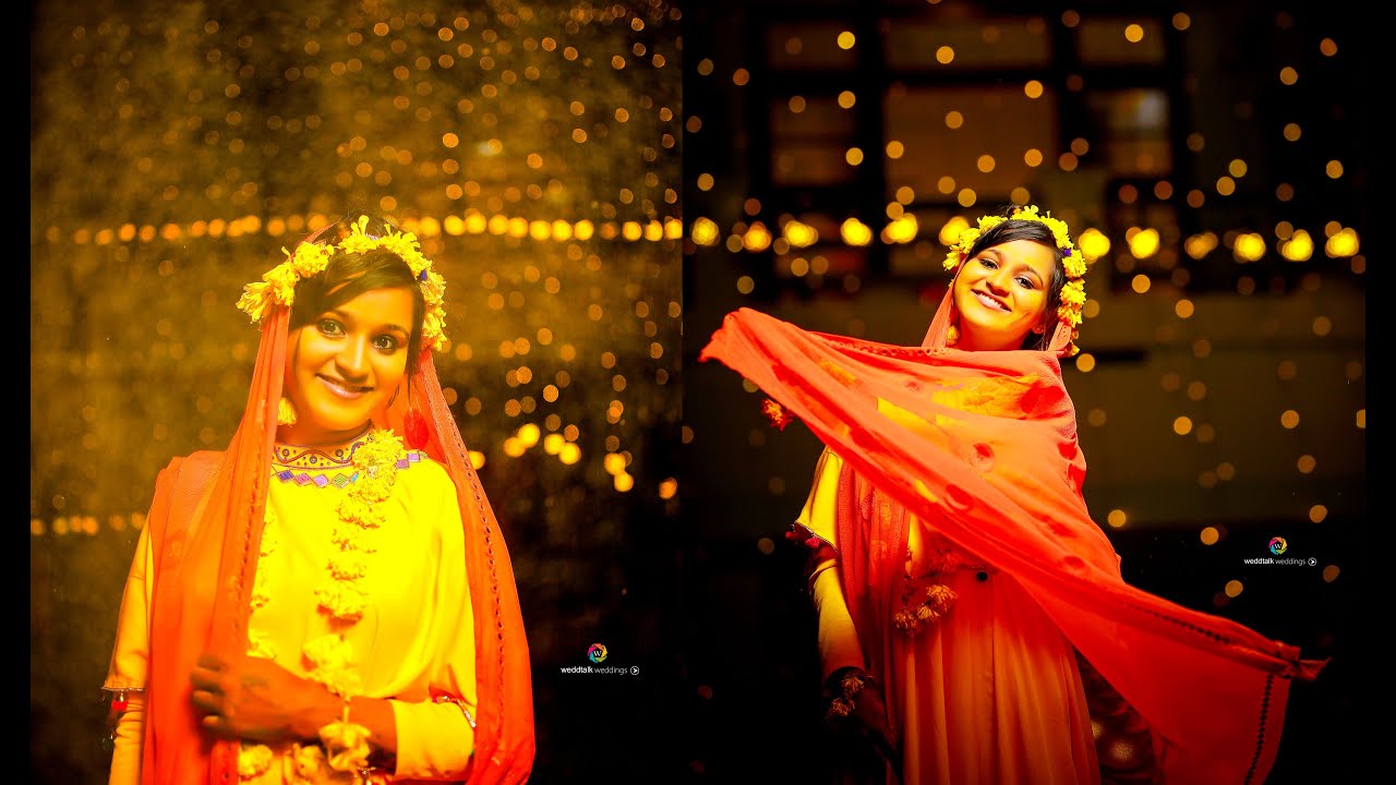 Kerala Muslim Haldi Weddtalk Weddings Bride Reji - YouTube