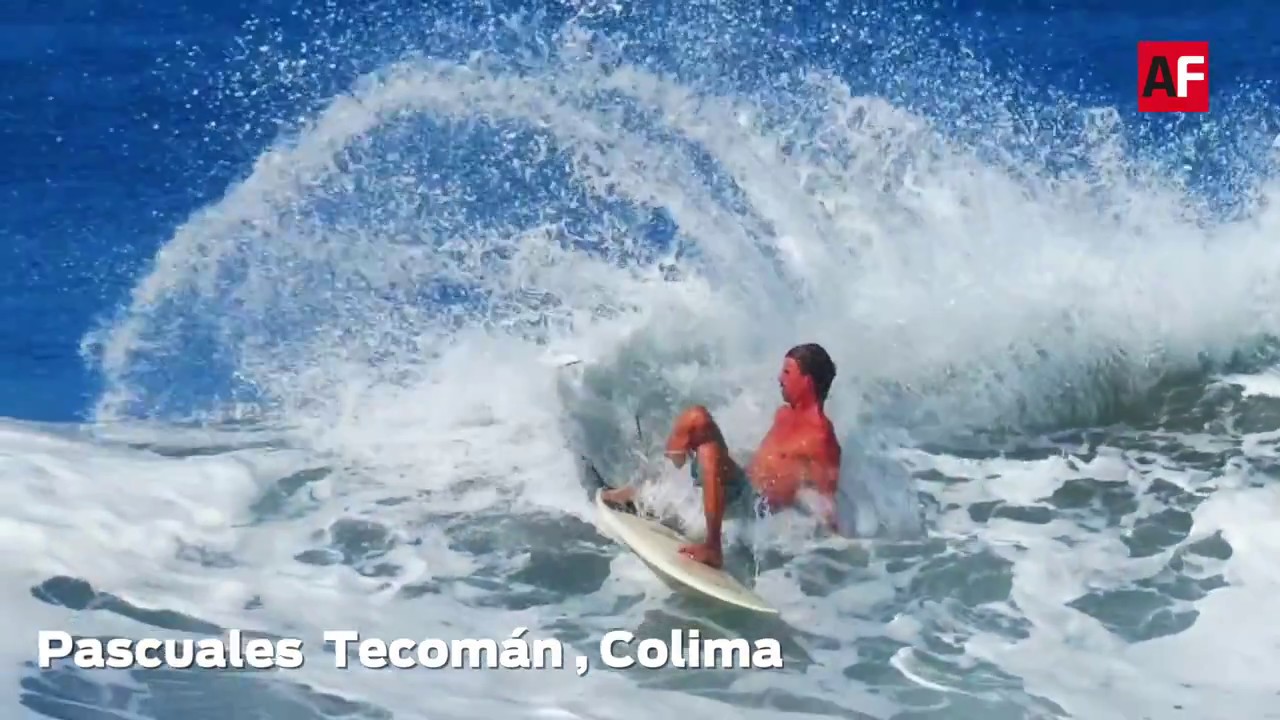SURF EN PASCUALES, COLIMA - YouTube