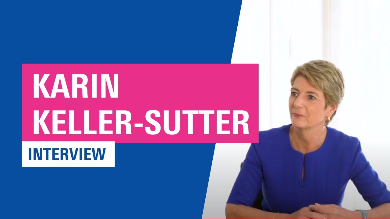 Interview mit Bundesrätin Karin Keller-Sutter - YouTube