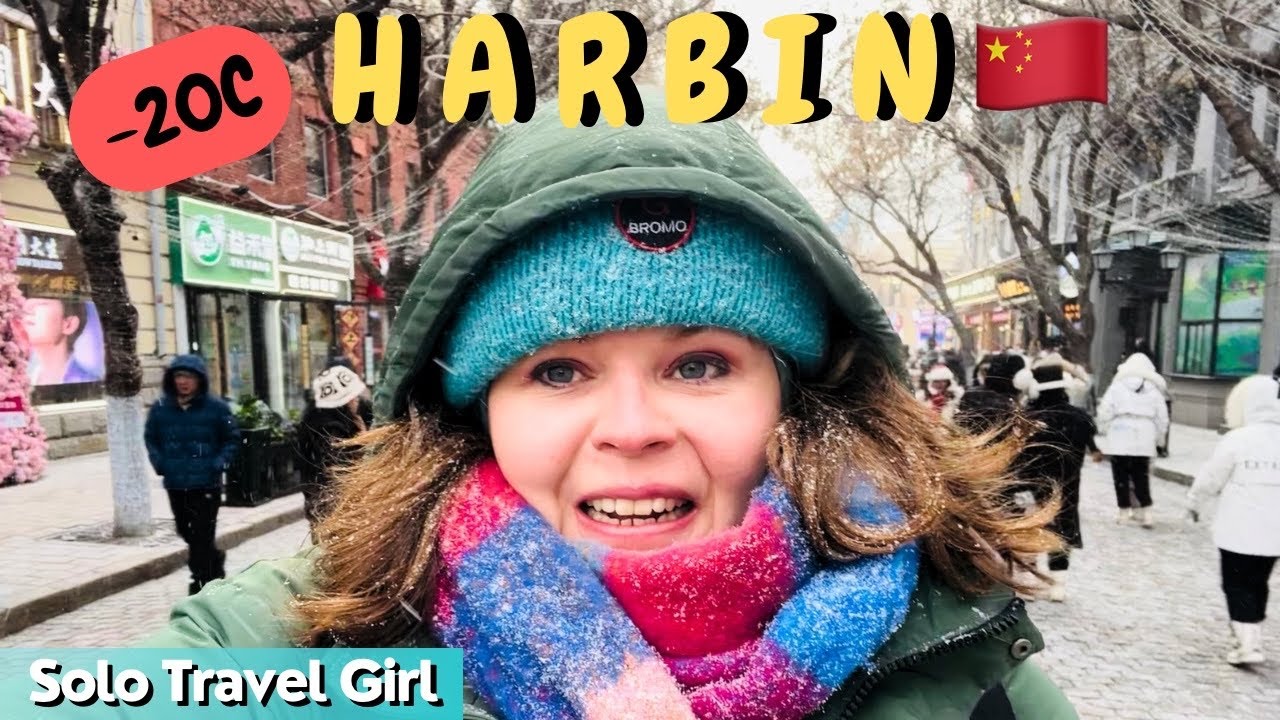 Harbin, everyone eats ice-cream on -20C, Chinese city with European ...