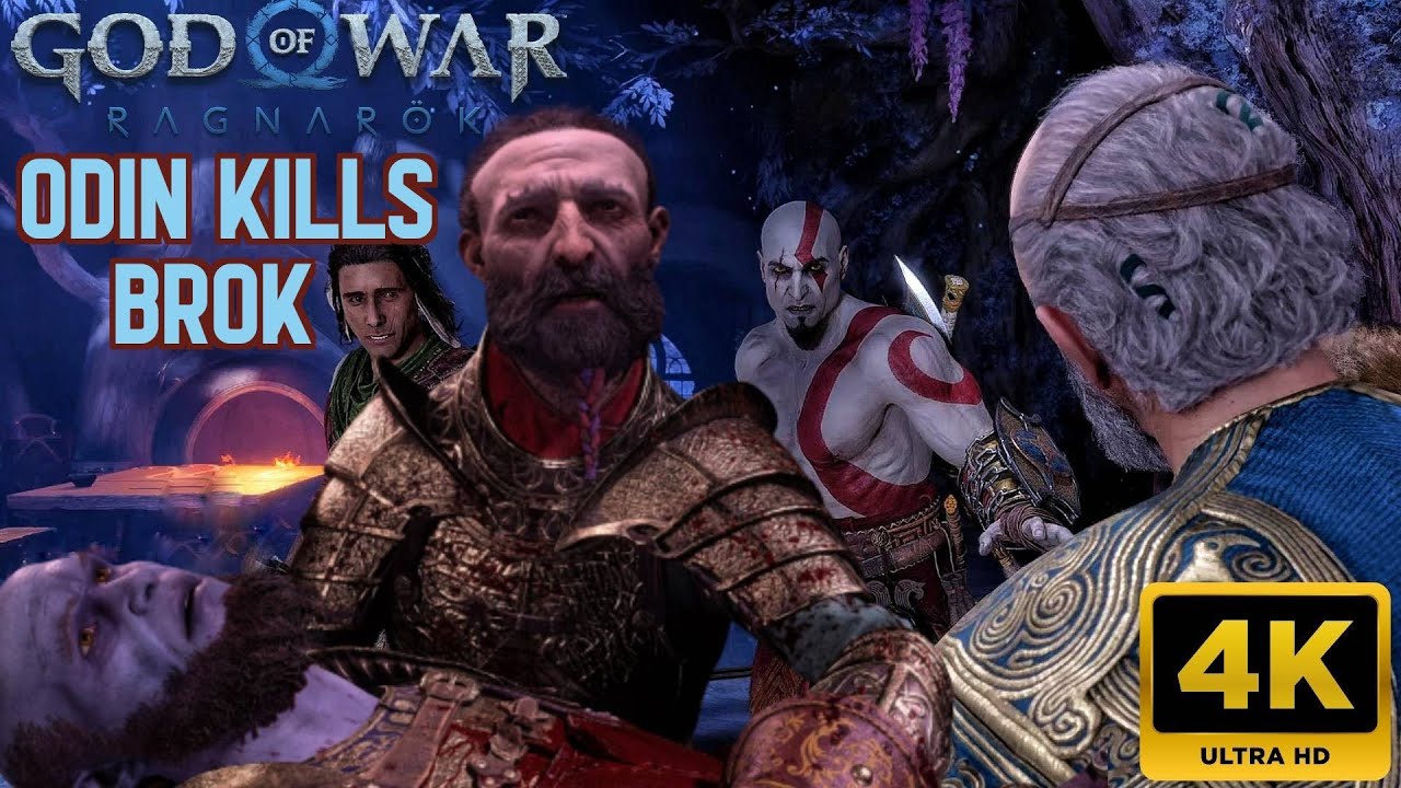 God of War Ragnarök - Atreus RETRIEVES Odin's Full MASK - Tyr KILLS ...