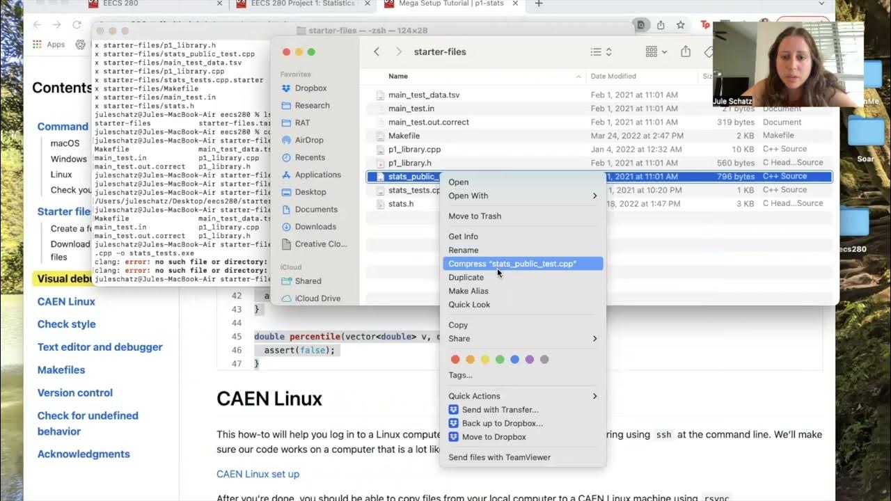 Intro to Command Line Interface for Project 1 - YouTube