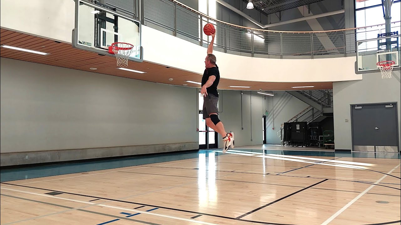 Can he still dunk at age 54? - YouTube
