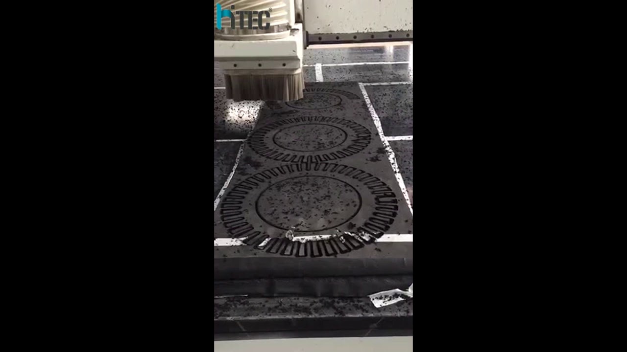 cnc router EVA foam cutting - YouTube